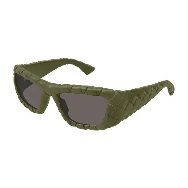Bottega Veneta Bv1303s Mini Sunglasses - Olive