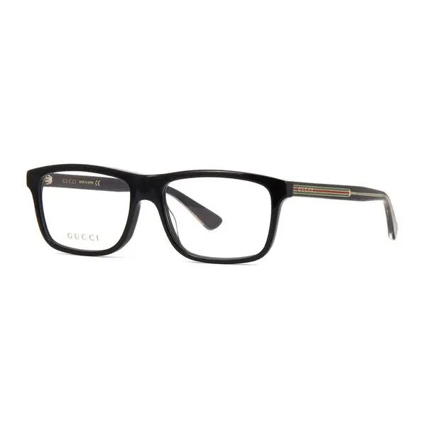 Gucci Rectangular Acetate Eyeglasses With Demo Lenses