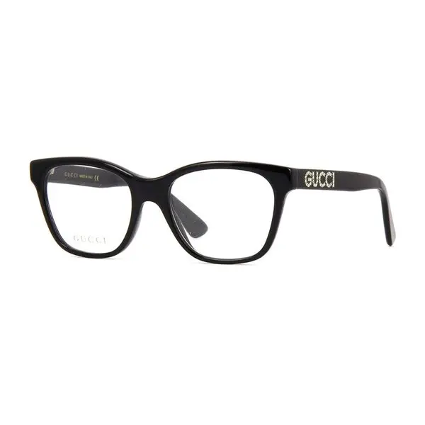 Gucci Classic Rectangular Eyeglasses - Black