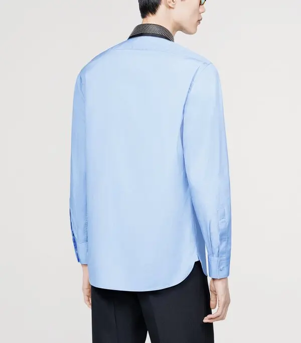 TOM FORD Cotton Lambskin-collar Shirt