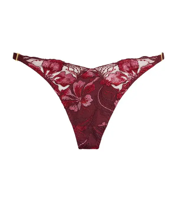 BORDELLE Ren Wide-band Thong - Red