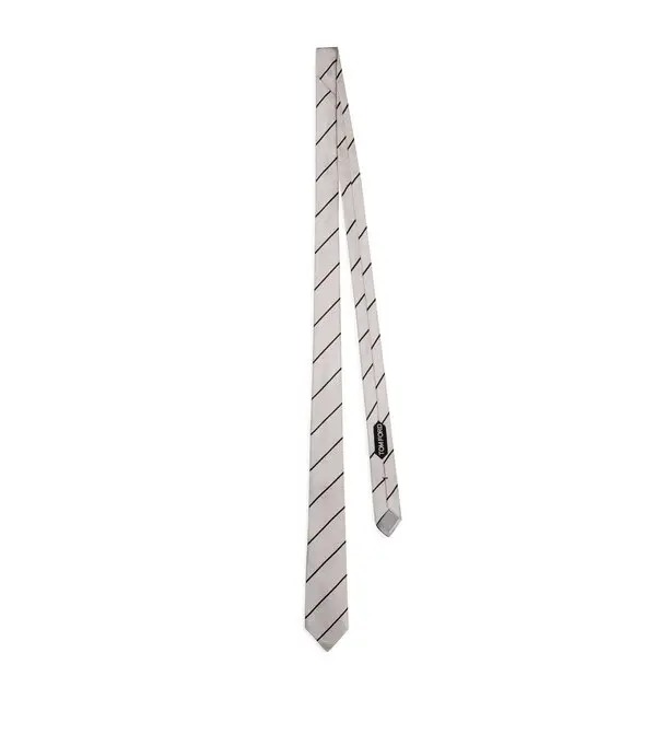 TOM FORD Mulberry Silk Stripe Tie