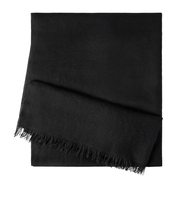 Brunello Cucinelli Cashmere-silk Scarf - Black