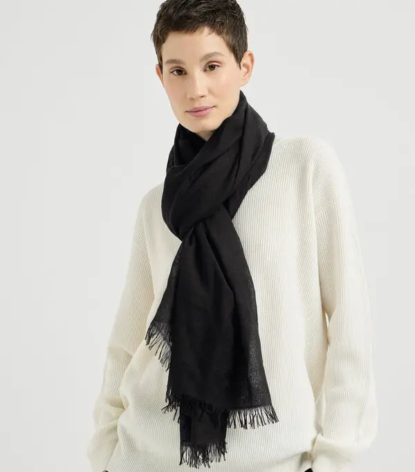 Brunello Cucinelli Cashmere-silk Scarf
