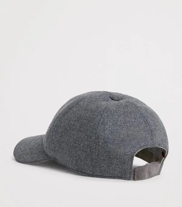 Eleventy Wool-blend Baseball Logo Cap