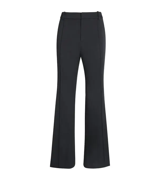 Polo Ralph Lauren Satin Low-rise Kick-flare Trousers