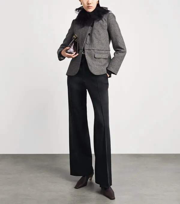Polo Ralph Lauren Satin Low-rise Kick-flare Trousers
