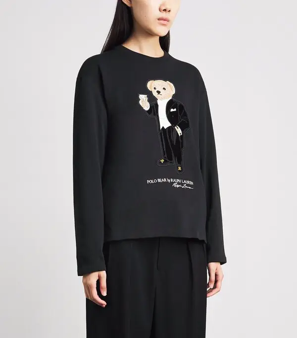 Polo Ralph Lauren Cotton Polo Bear Long-sleeve T-shirt
