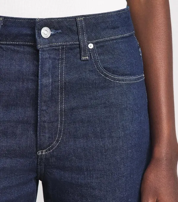 Paige Stevie High-rise Straight Ankle Jeans