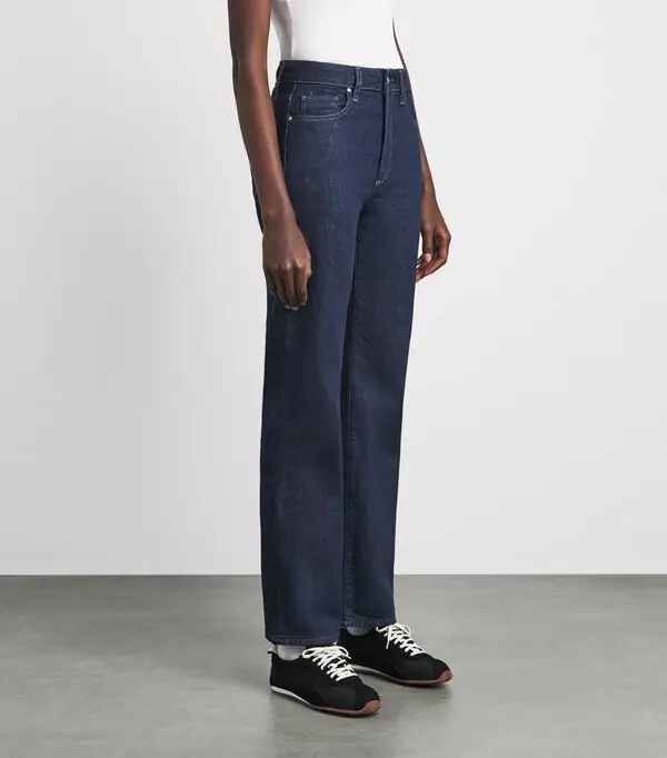 Paige Stevie High-rise Straight Ankle Jeans