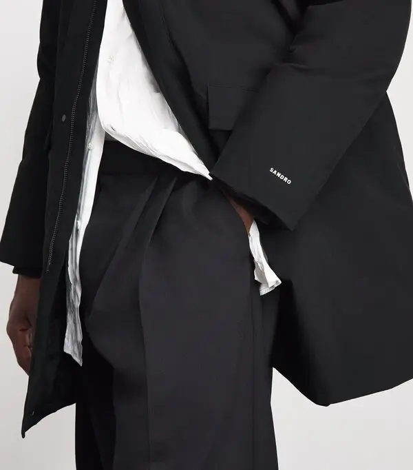 Sandro Padded Long Parka