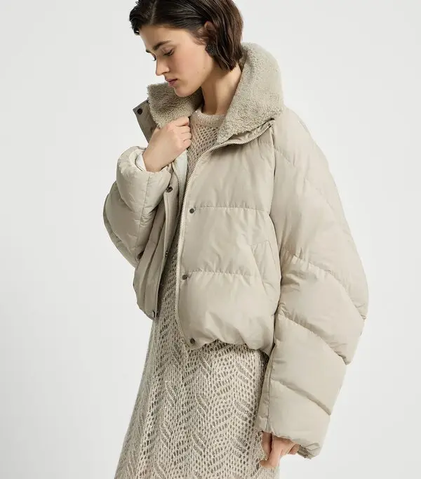 Brunello Cucinelli Cotton Taffeta Down Jacket