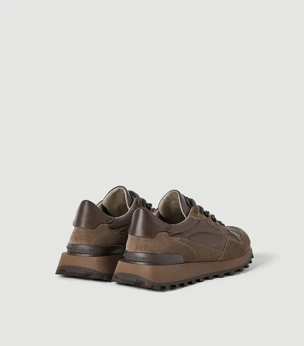 Brunello Cucinelli Suede Runner Sneakers