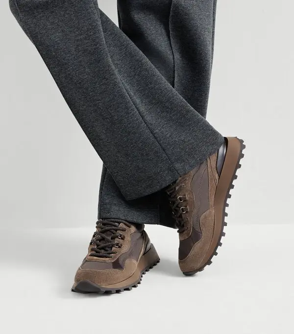 Brunello Cucinelli Suede Runner Sneakers