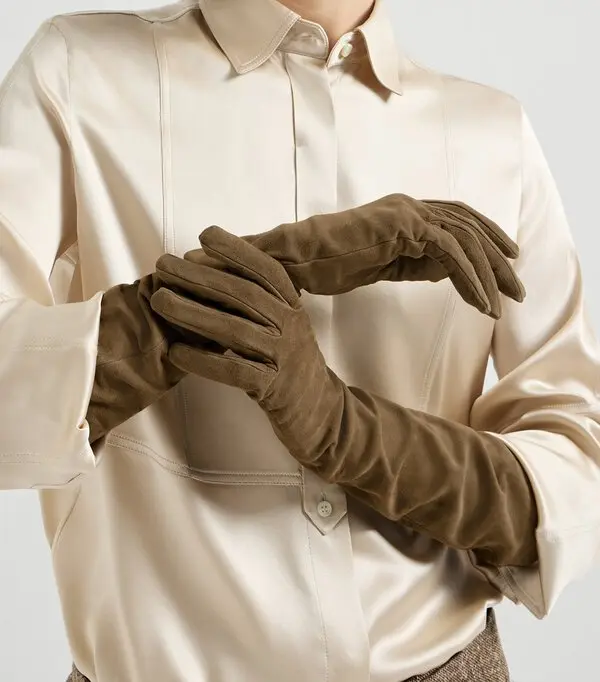 Brunello Cucinelli Suede Gloves