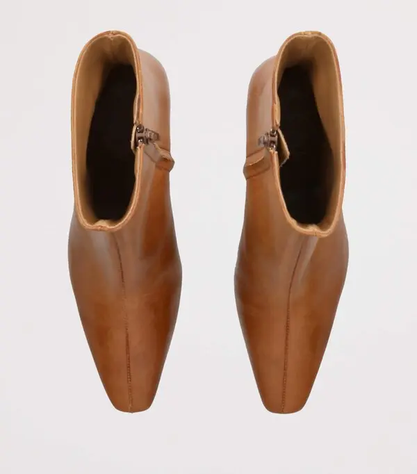Staud Leather Wally Ankle Boots 55