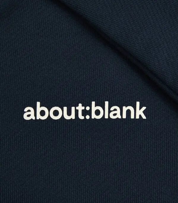 ABOUT:BLANK Cotton Monogram Hoodie