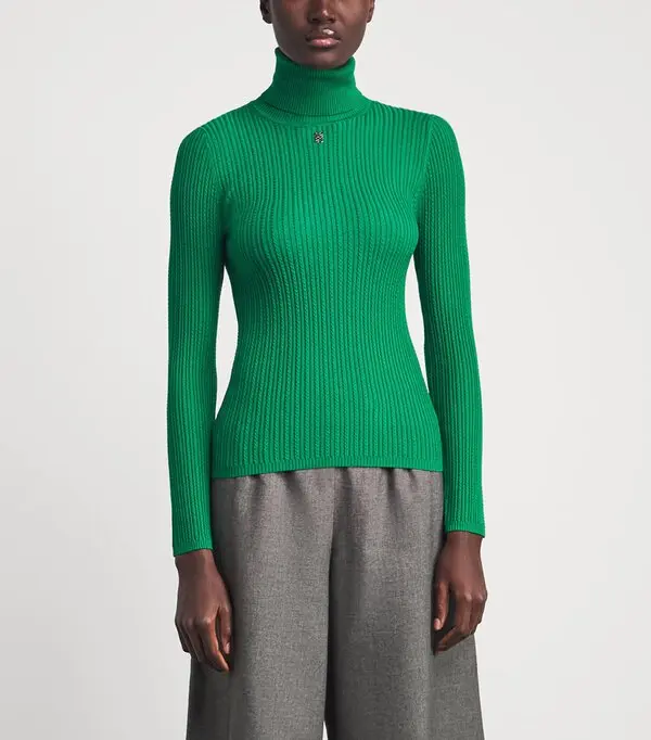 Sandro Cable-knit Rollneck Sweater