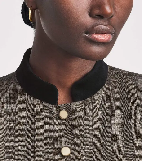 Sandro Stretch-wool Stripe Jacket