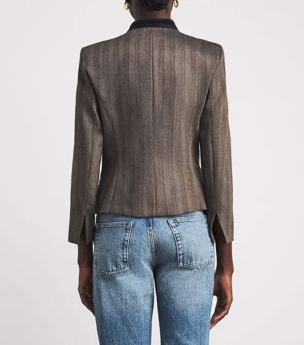 Sandro Stretch-wool Stripe Jacket