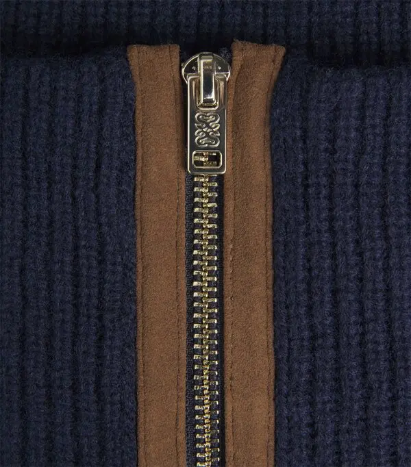 Sandro Wool-cashmere Half-zip Sweater