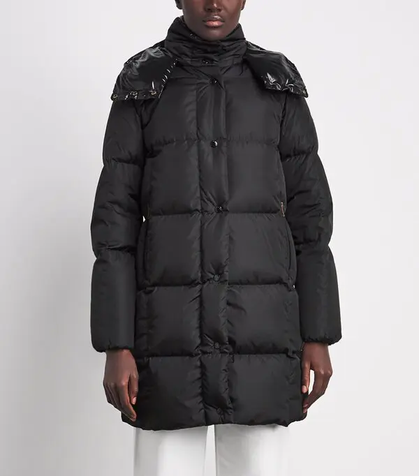 Moncler Water-repellent Down Little Long Coat