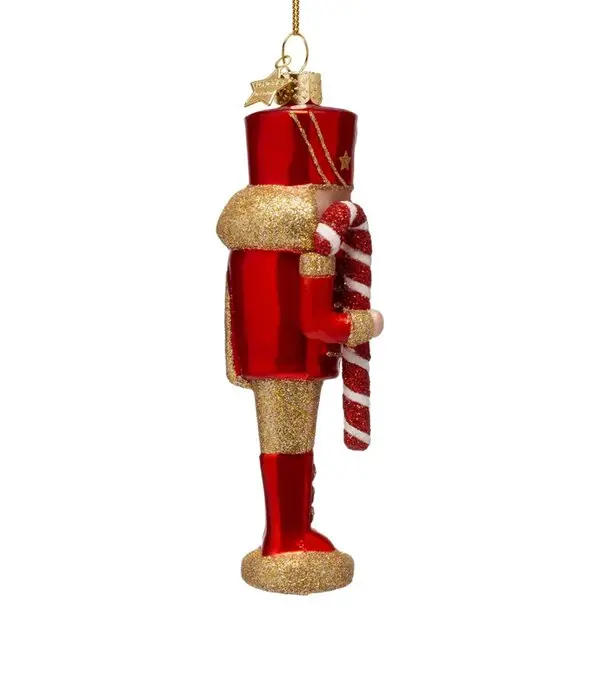 Harrods Candy Cane Nutcracker Ornament