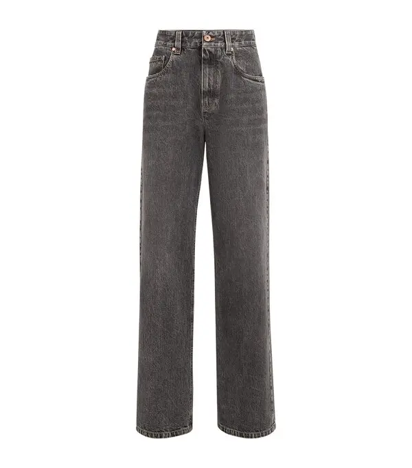 Brunello Cucinelli Straight High-waist Jeans