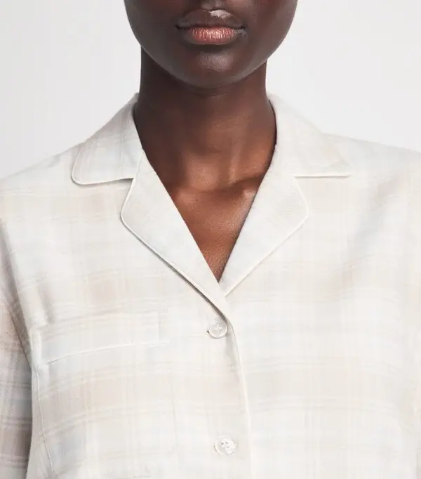 Derek Rose Brushed Cotton Check Pyjama Set