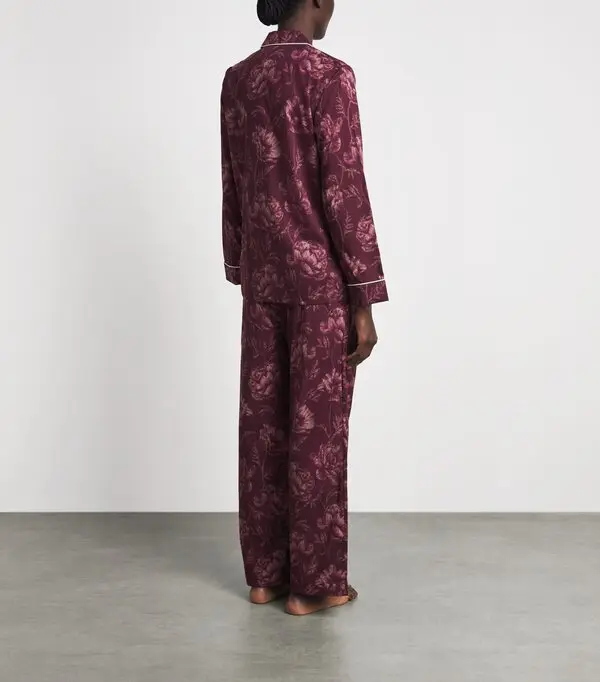 Derek Rose Cotton Floral Ledbury Pyjama Set