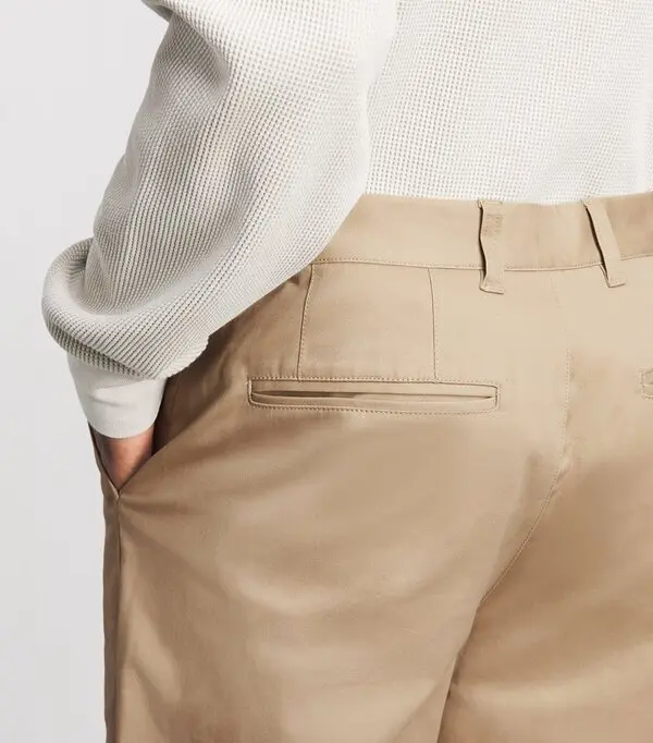 Barbour Stretch-cotton Sateen Tapered Chinos - Beige