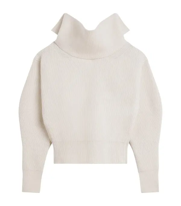 Givenchy Wool-blend Slashed Sweater