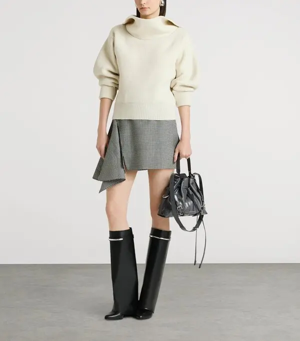 Givenchy Wool-blend Slashed Sweater