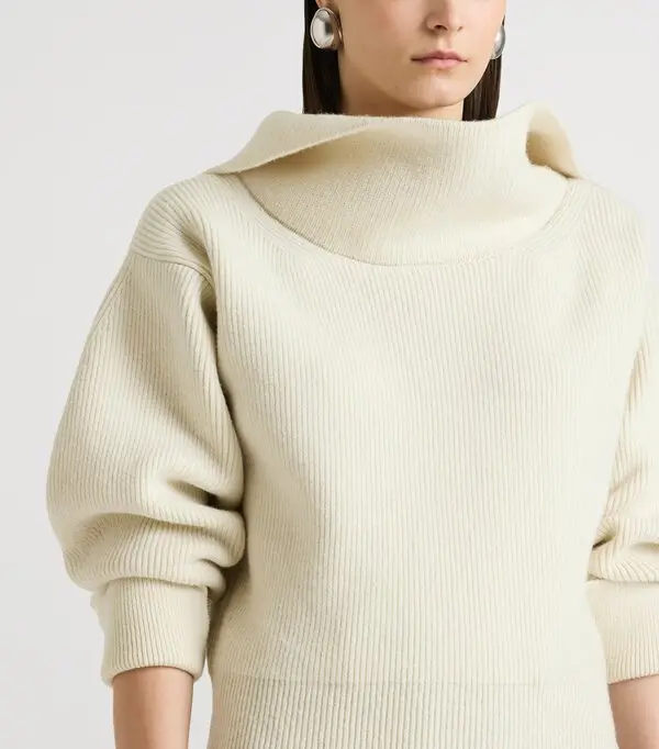 Givenchy Wool-blend Slashed Sweater
