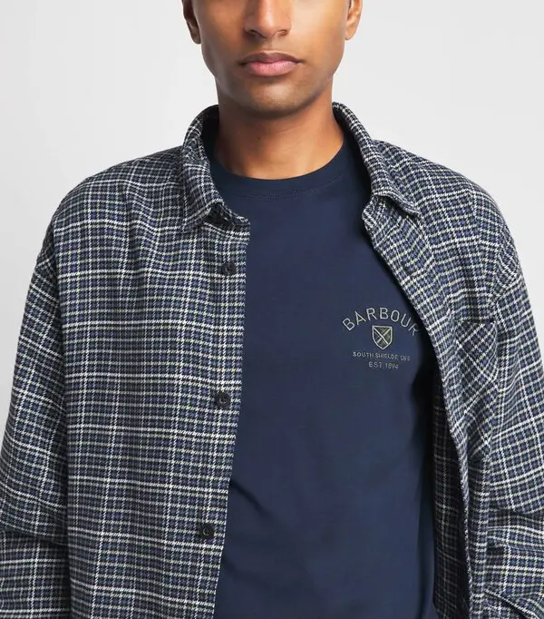 Barbour Cotton Embroidered Crest T-shirt