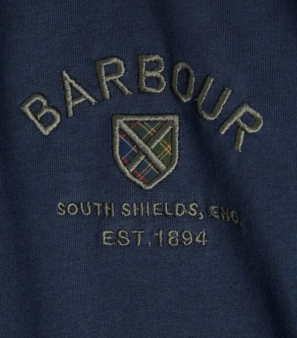 Barbour Cotton Embroidered Crest T-shirt