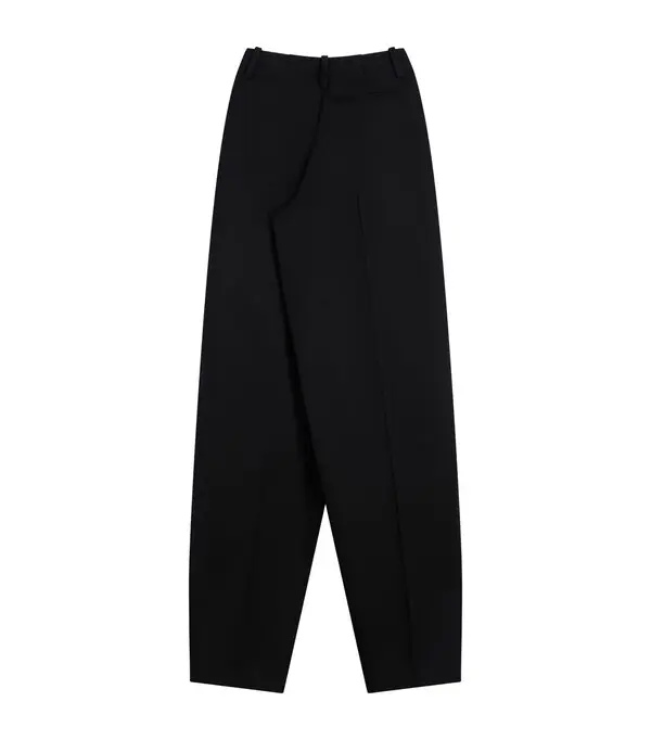 Givenchy Wool Pinch Barrel-leg Trousers