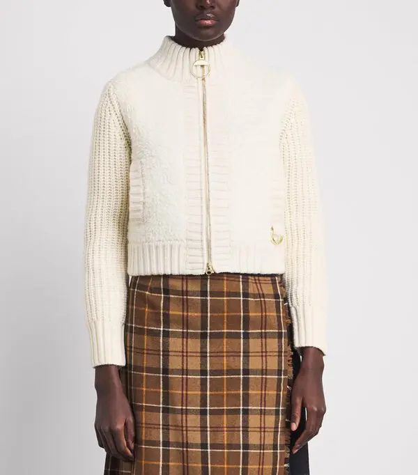 Barbour Knitted Zip-up Cardigan