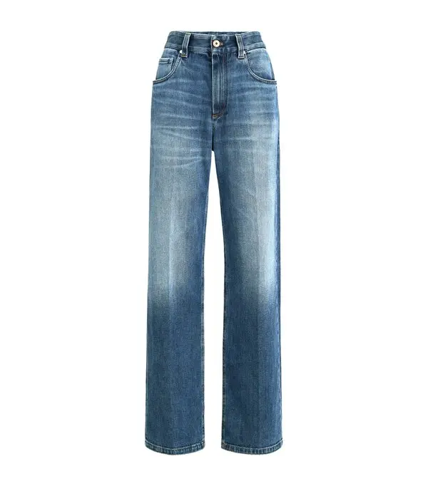 Brunello Cucinelli Contemporary Loose Straight Jeans - Blue