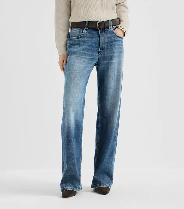 Brunello Cucinelli Contemporary Loose Straight Jeans