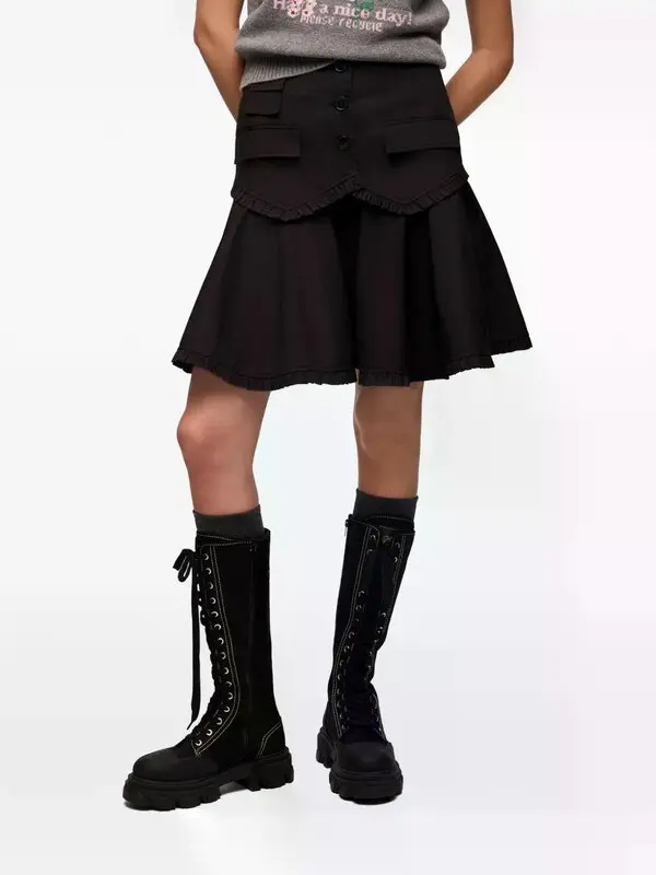 GANNI Skirt In Stretch Cotton
