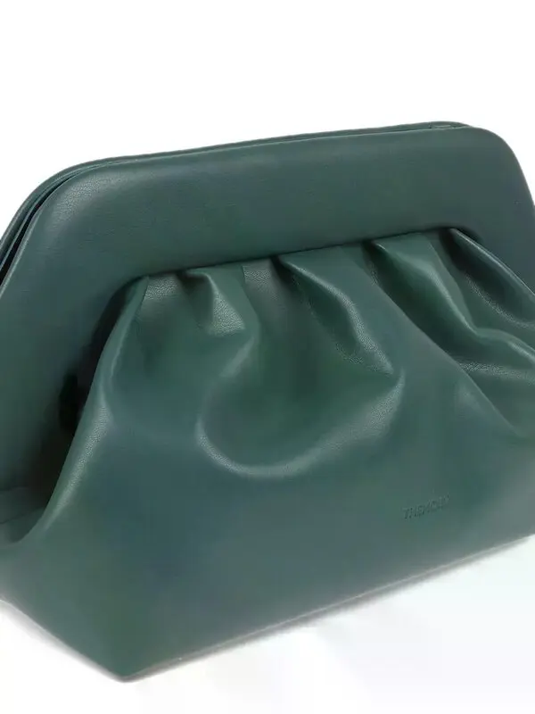 THEMOIRE Bios Ruched Clutch Bag - Green