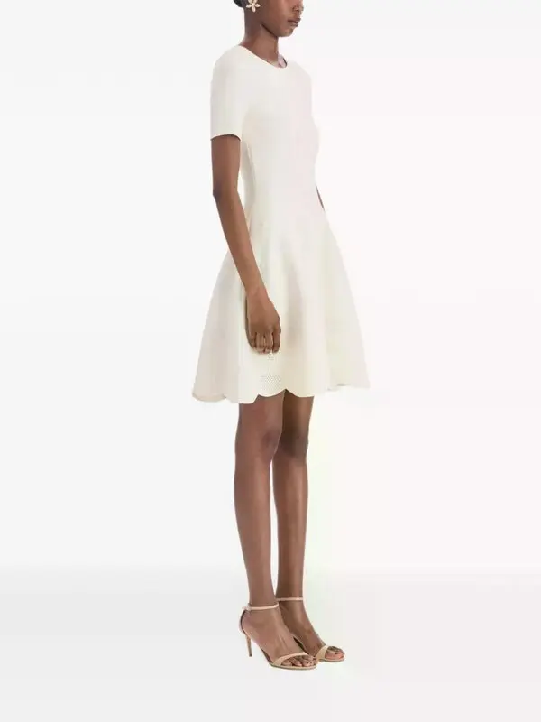 Oscar De La Renta Jacquard Mini Dress