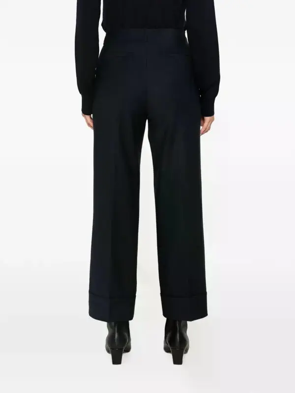 MY MYTHS Pressed-crease Turned-up Trousers