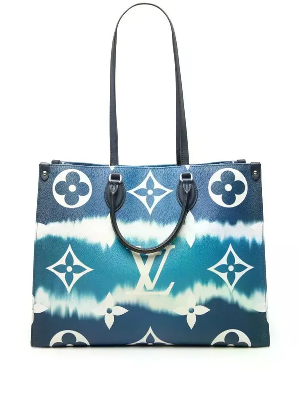 LOUIS VUITTON 2020 Monogram Giant Escale Onthego Gm Satchel