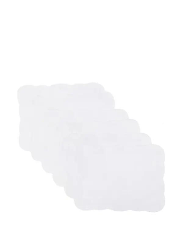 BAMBAH Heart Doily Placemats - White