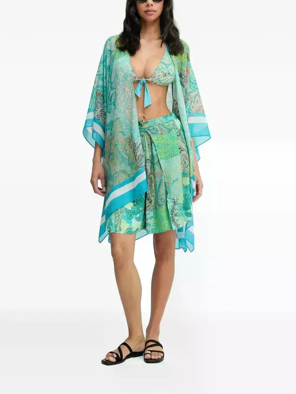 Liu Jo Paisley-patchwork Shorts