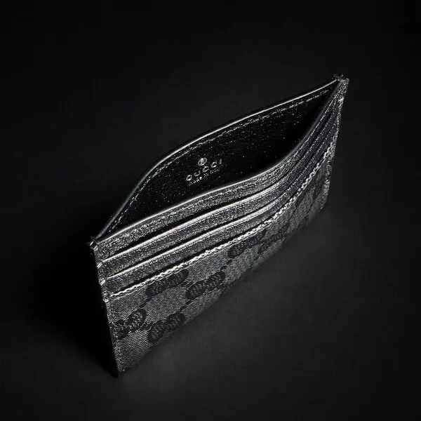 Gucci Card Case Original Gg Fabric