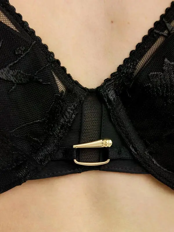 Chantelle Idyll Embroidered Lace-trim Bra