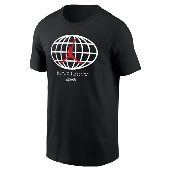 Nike Houston Cougars Street Style Ncaa Short-sleeve T-shirt - Black